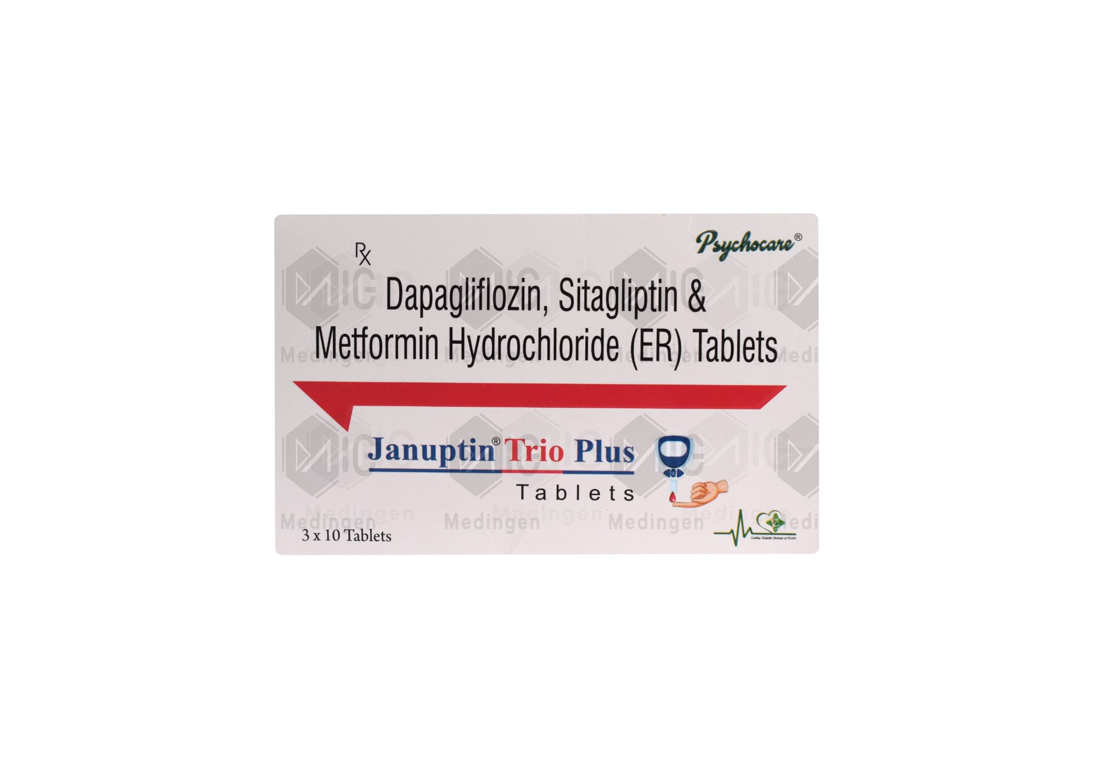 Januptin trio plus Tablet: Uses, Side Effects, Price & Substitutes