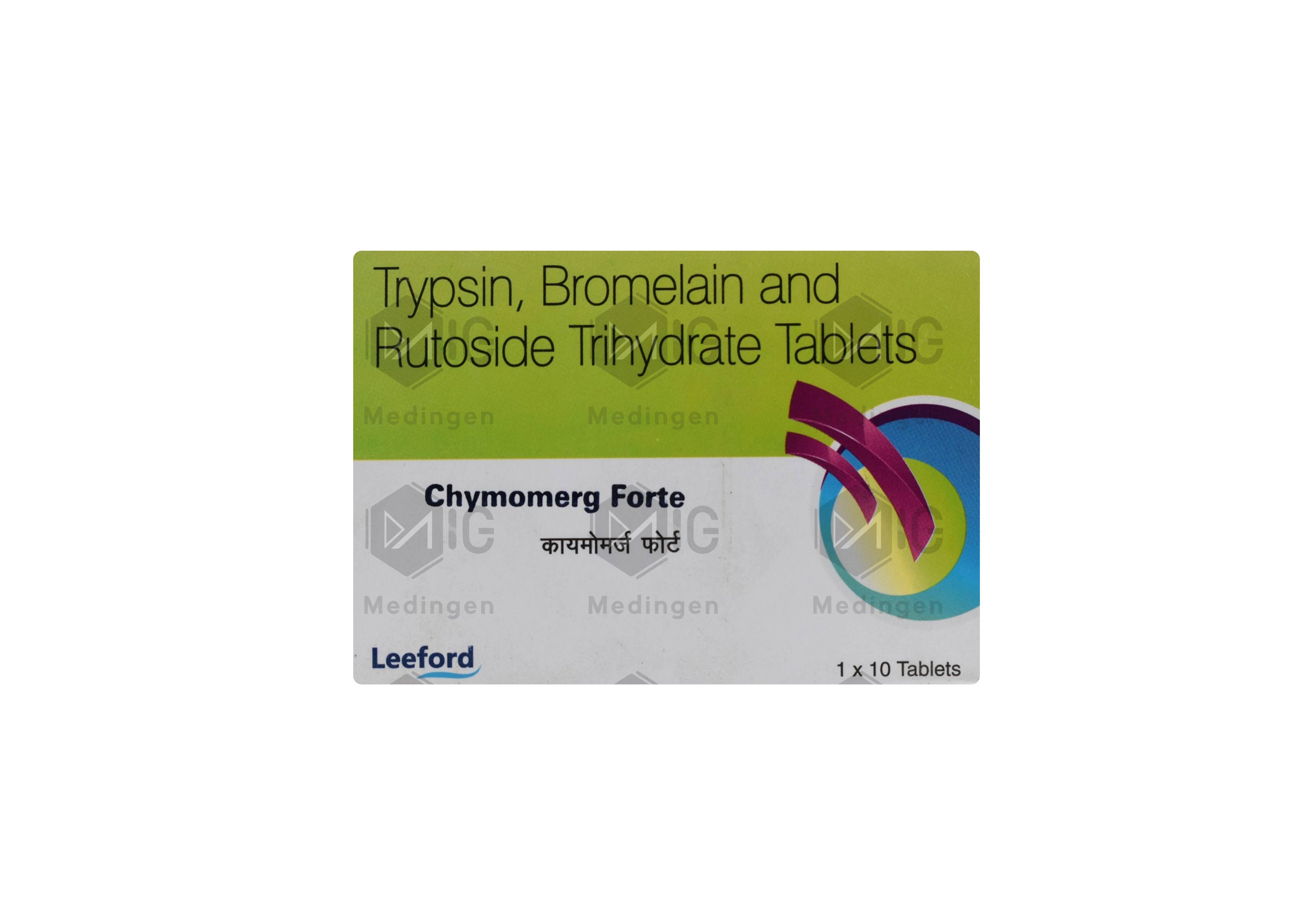 Chymomerg Forte Tablet - Uses, Side Effects, Price & Substitutes