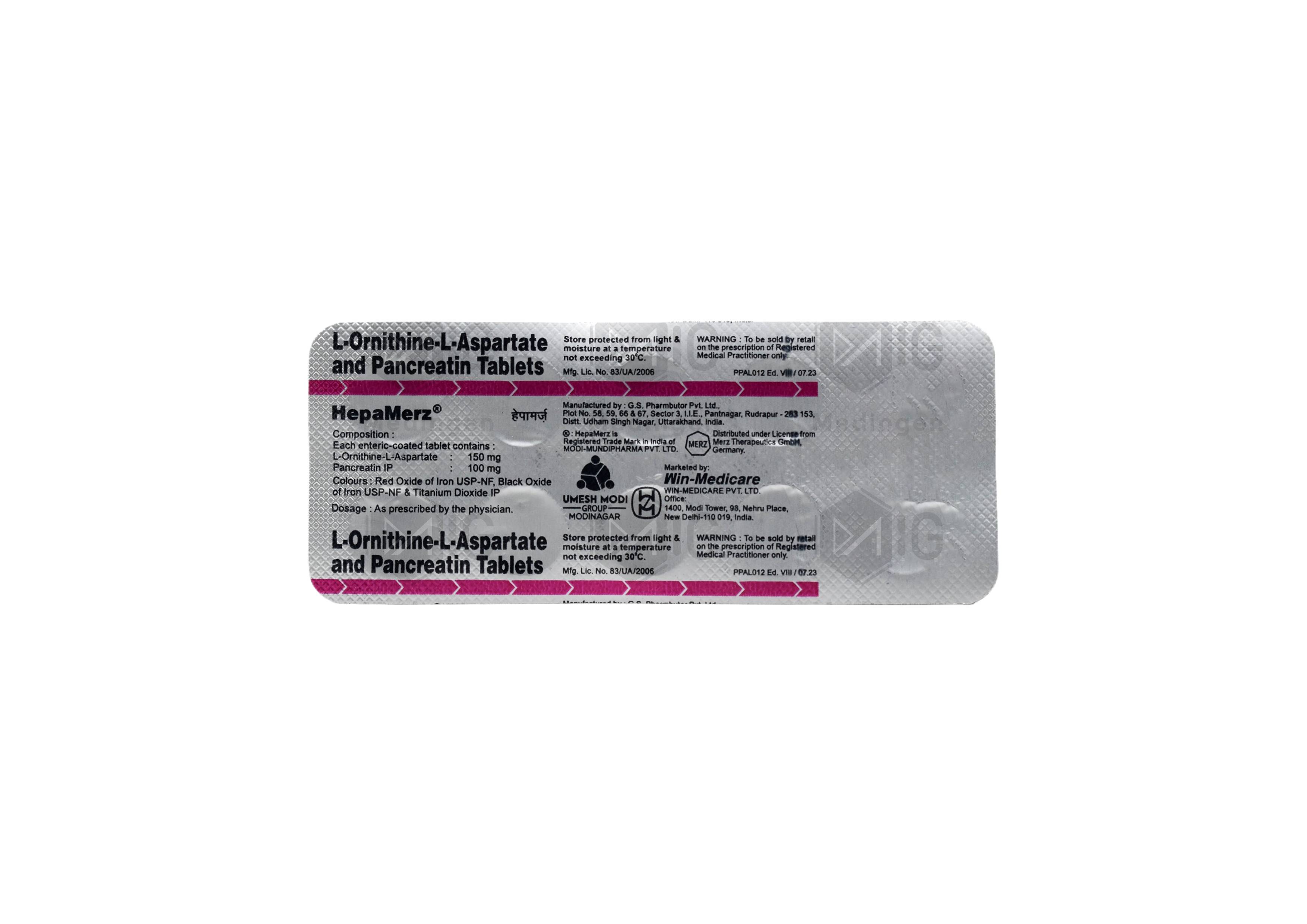 Hepamerz Tablet : Uses, Benefits, Side Effects, Price & Substitutes