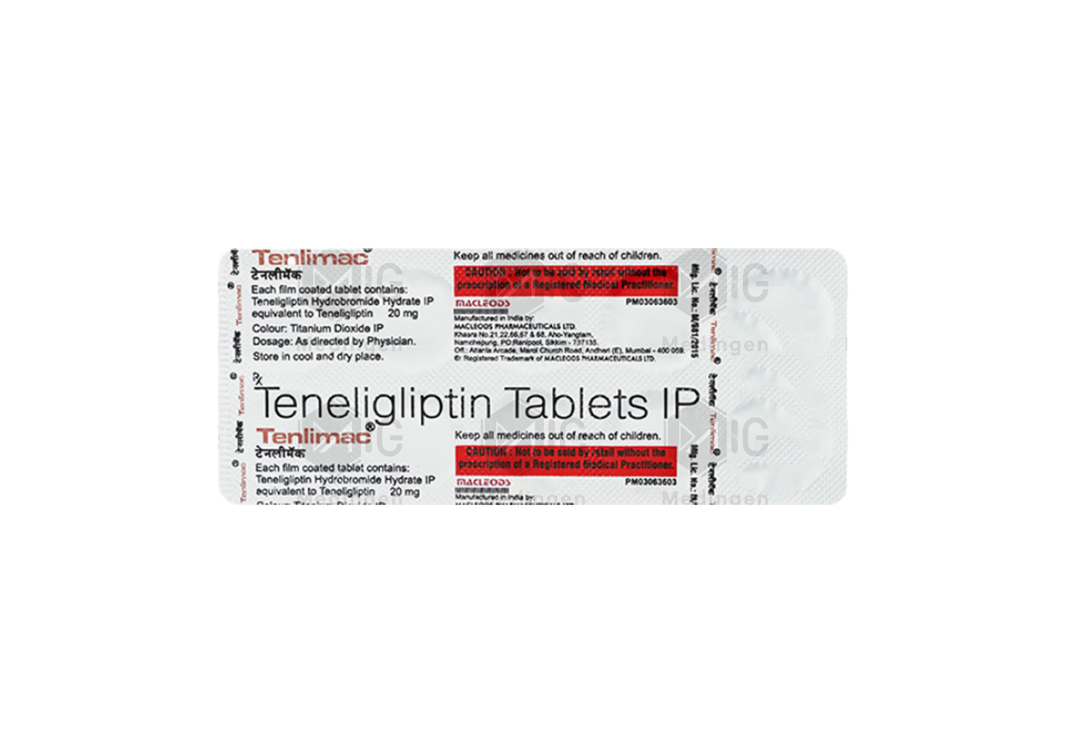 Tenlimac 20mg: View Uses, Side Effects, Price & Substitutes