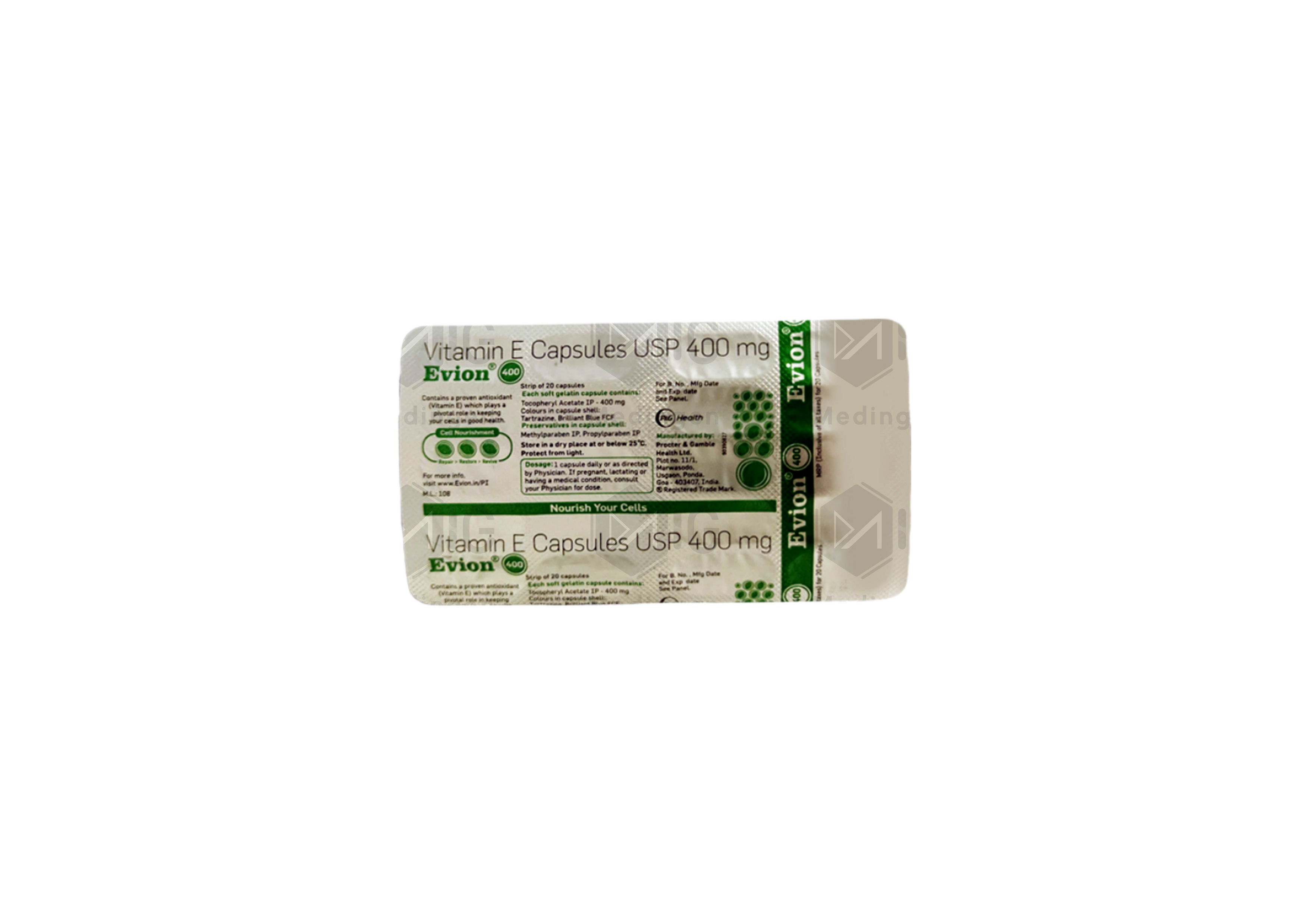 Evion 400mg Capsule: View Uses, Side Effects, Price and Substitutes