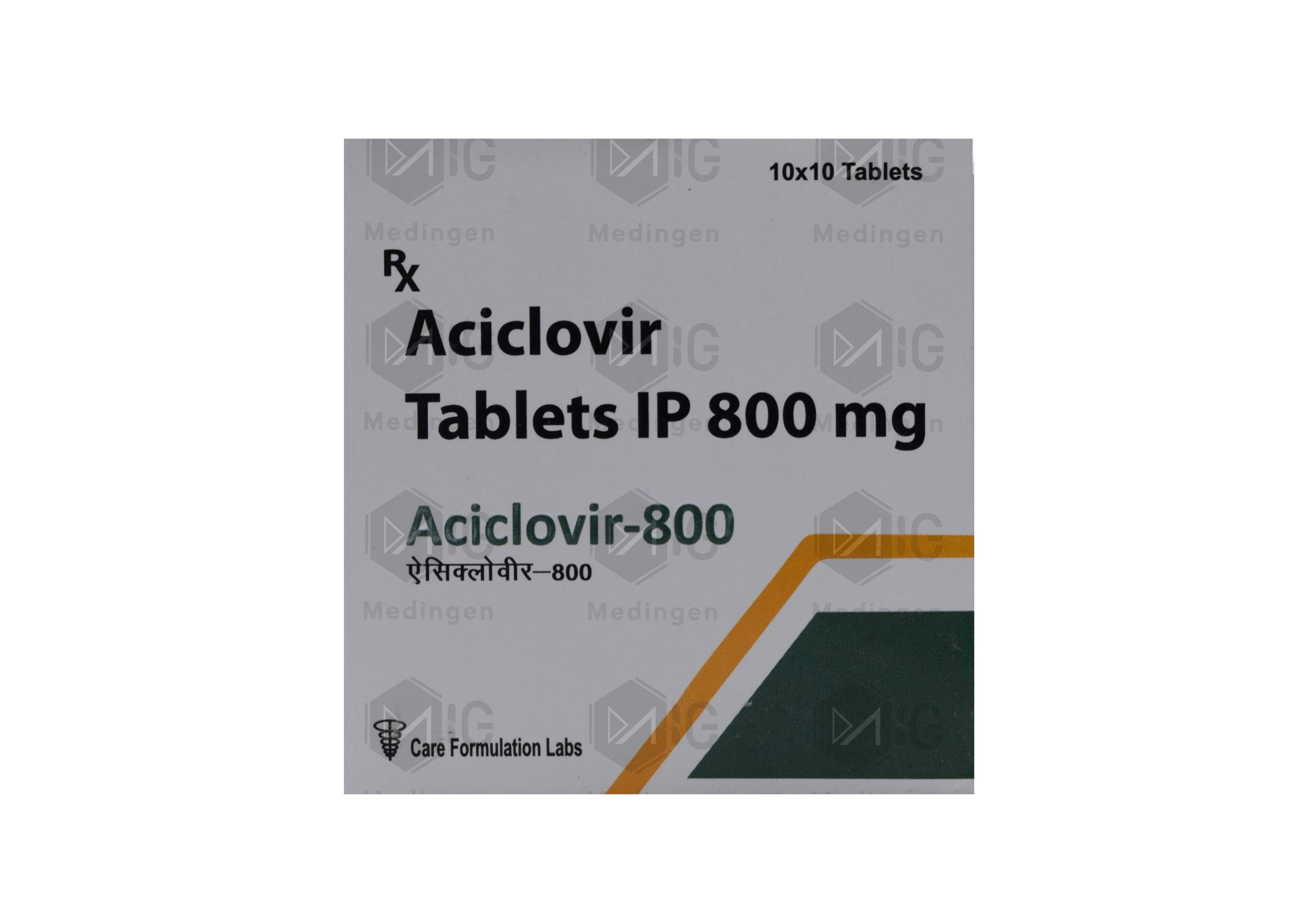 ACICLOVIR 800MG Tablet: Uses, Benefits, and Dosage Information