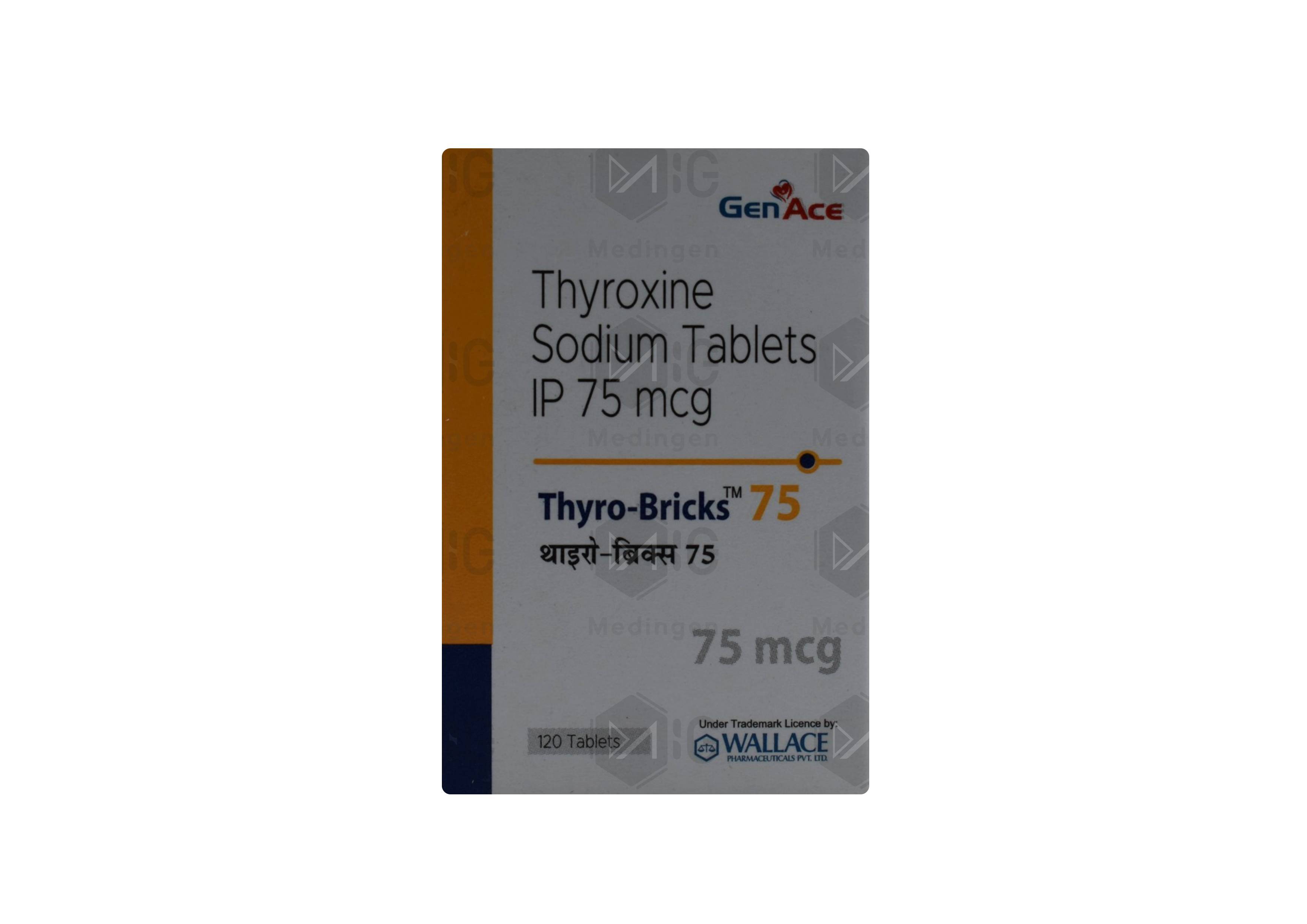 Thyro Bricks 75mcg : Uses, Side Effects, Dosage & Alternatives