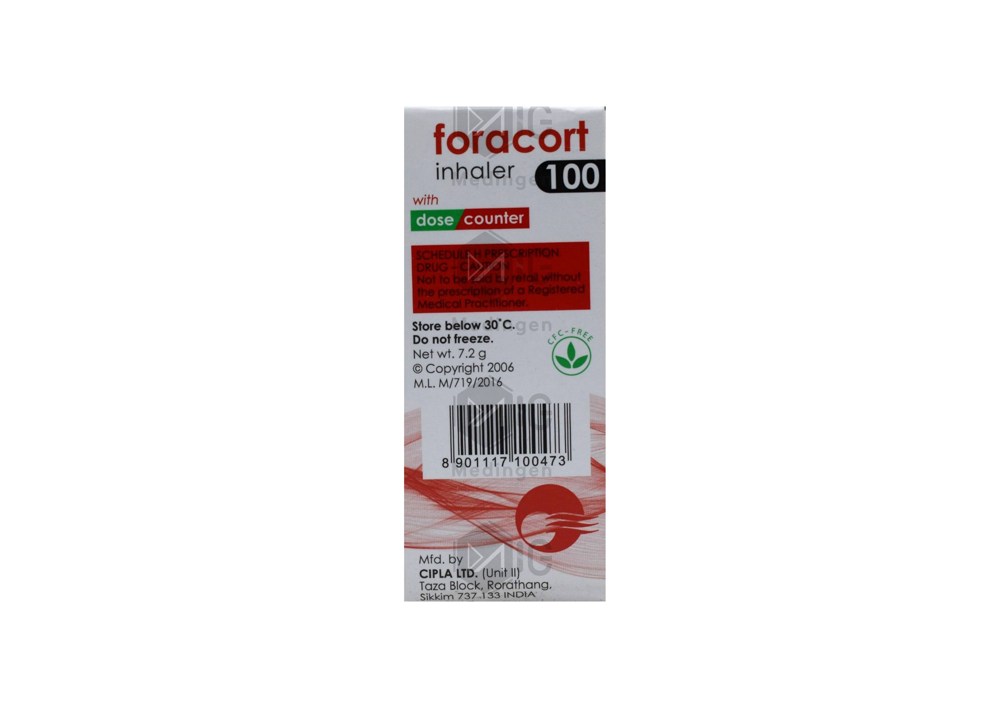 Foracort Inhaler 100: Uses, Benefits, Price & Features | Medingen
