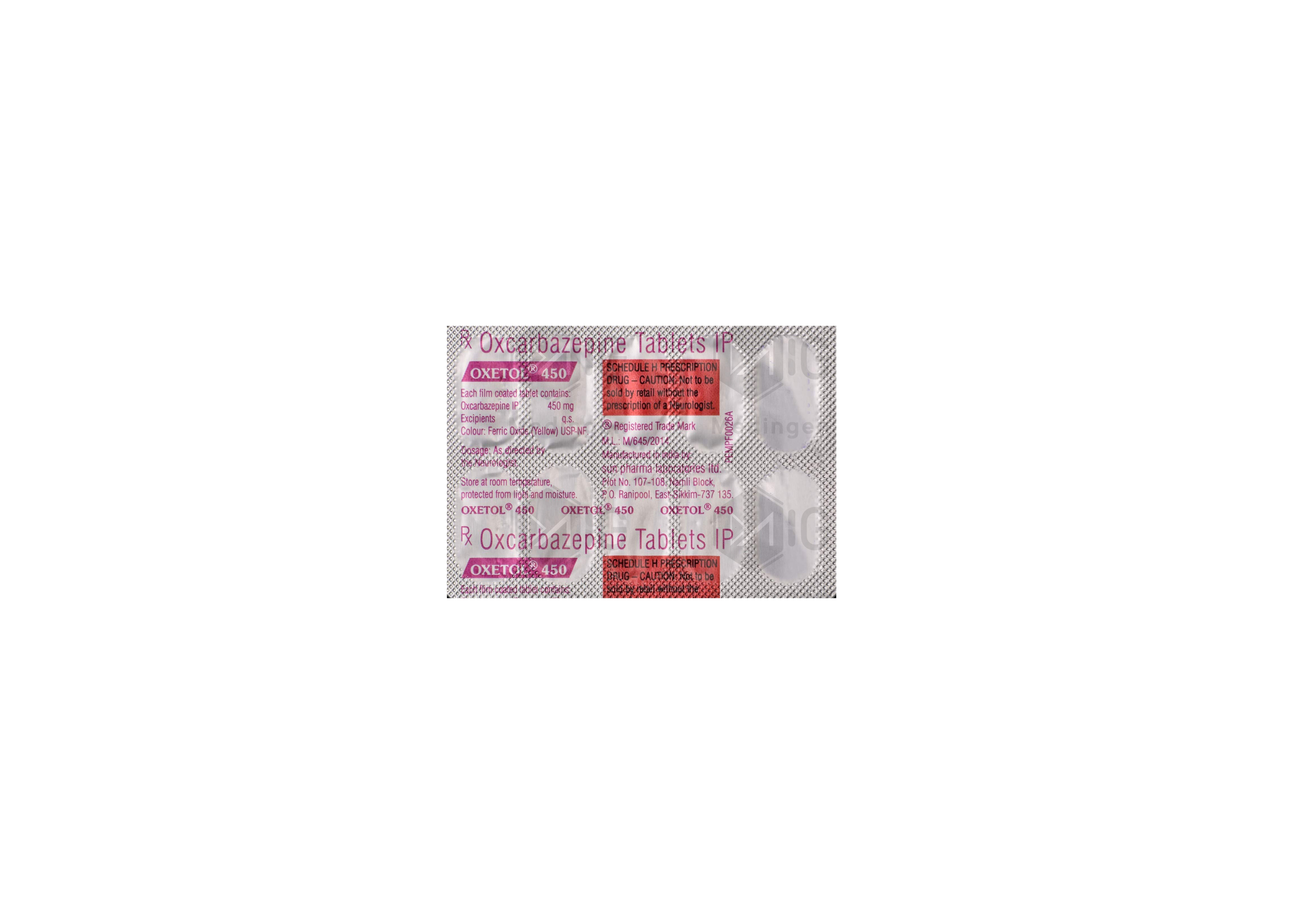 Oxetol 450mg Tablet: Uses, Benefits, Side Effects & Price
