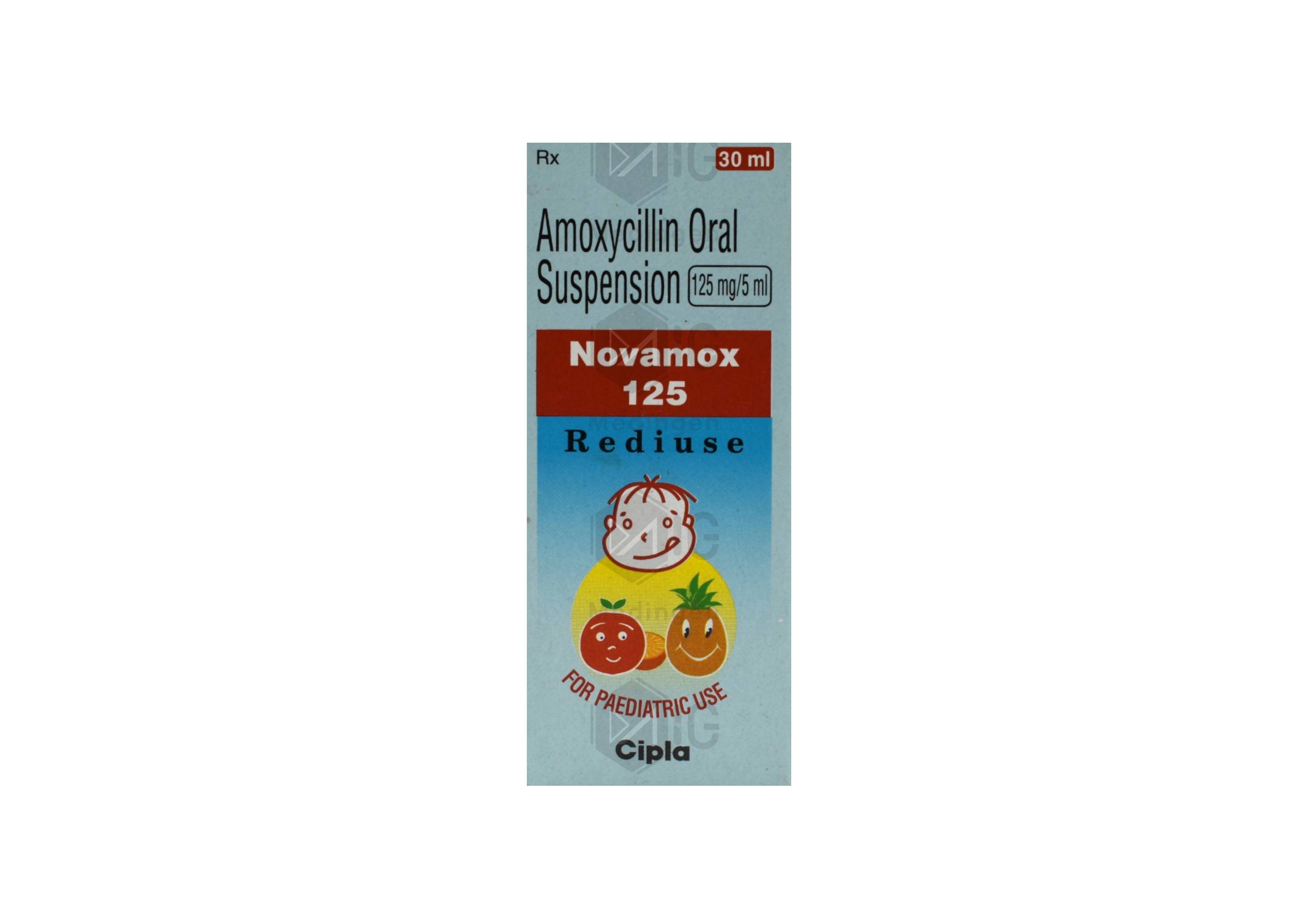 Novamox 125mg Syrup: Uses, Side Effects, Price & Substitutes