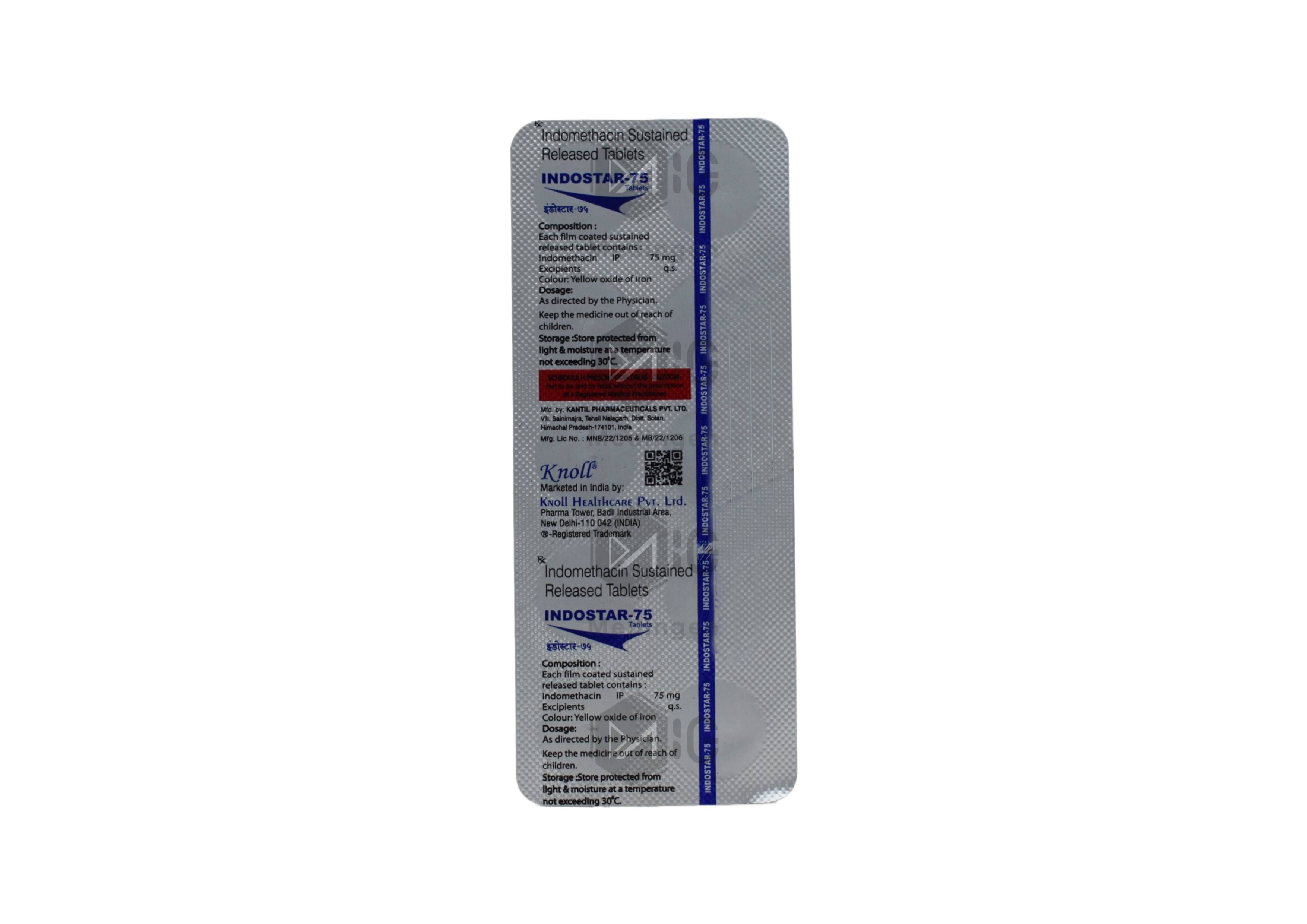 Indostar 75mg Capsule: Uses, Side Effects, Price & Substitutes
