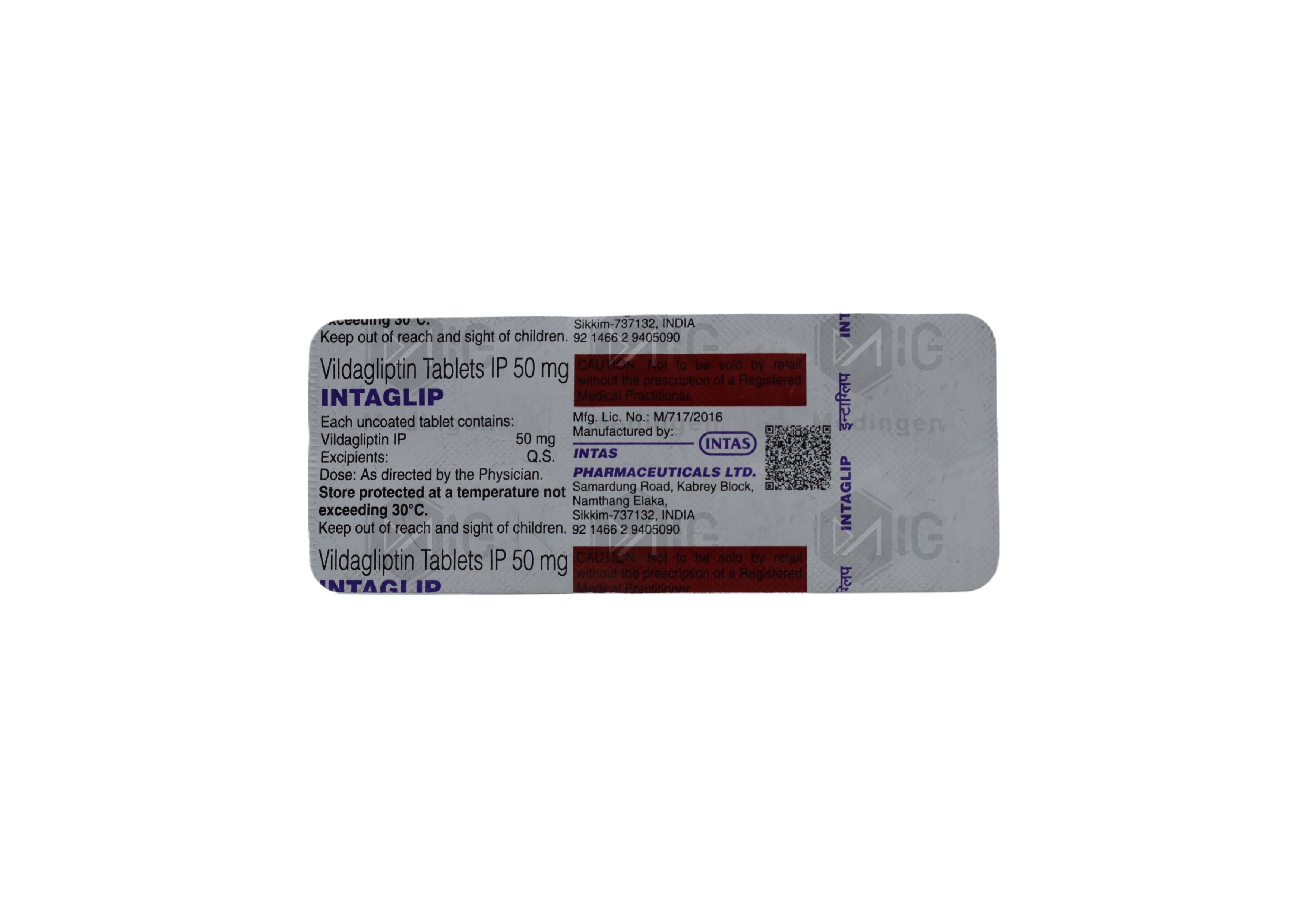 Intaglip Tablet: Uses, Dosage, Side Effects & Precautions