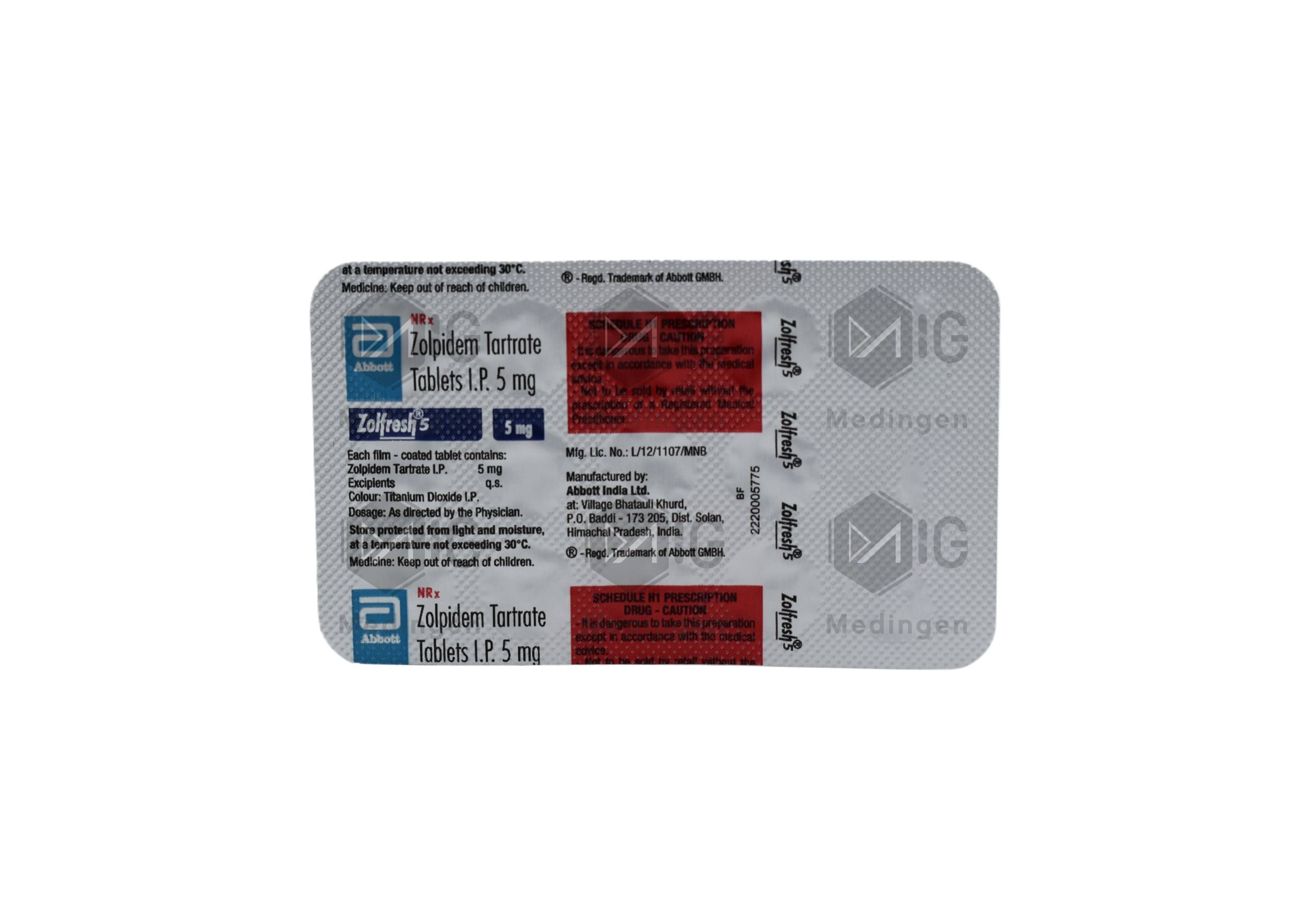Zolfresh 5mg Tablet: View Uses, Side Effects, Price & Substitutes
