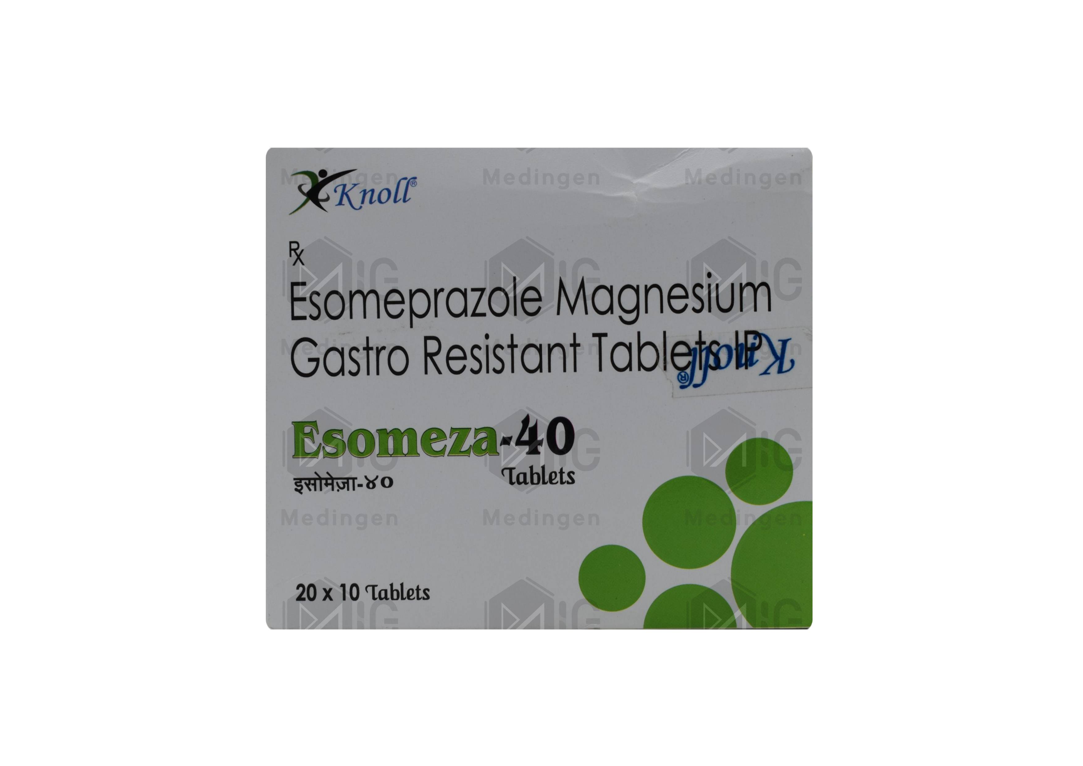Esomeza 40 Tablet: View Uses, Side Effects, Price and Substitutes